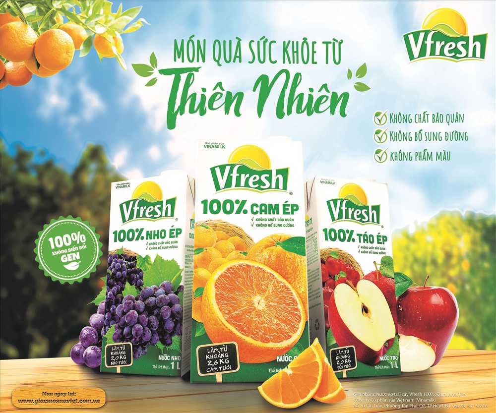 Nước trái cây VFRESH 100%: Vitamin tự nhiên cho những người bận rộn ...
